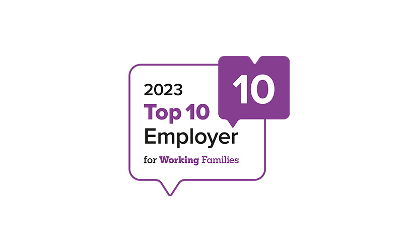 Proud to be named as a Top Ten Employer for Working Families 2023 ...